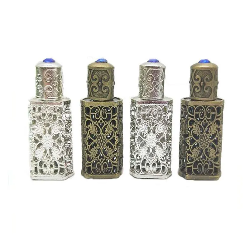 Bronze Arabic Tiny Perfume Bottles With Craft Decoration Available From ...