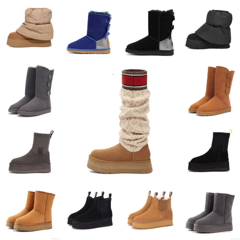 Designer Winter Snow Boots Classics Slippers Women Fur Slides Men Sand ...