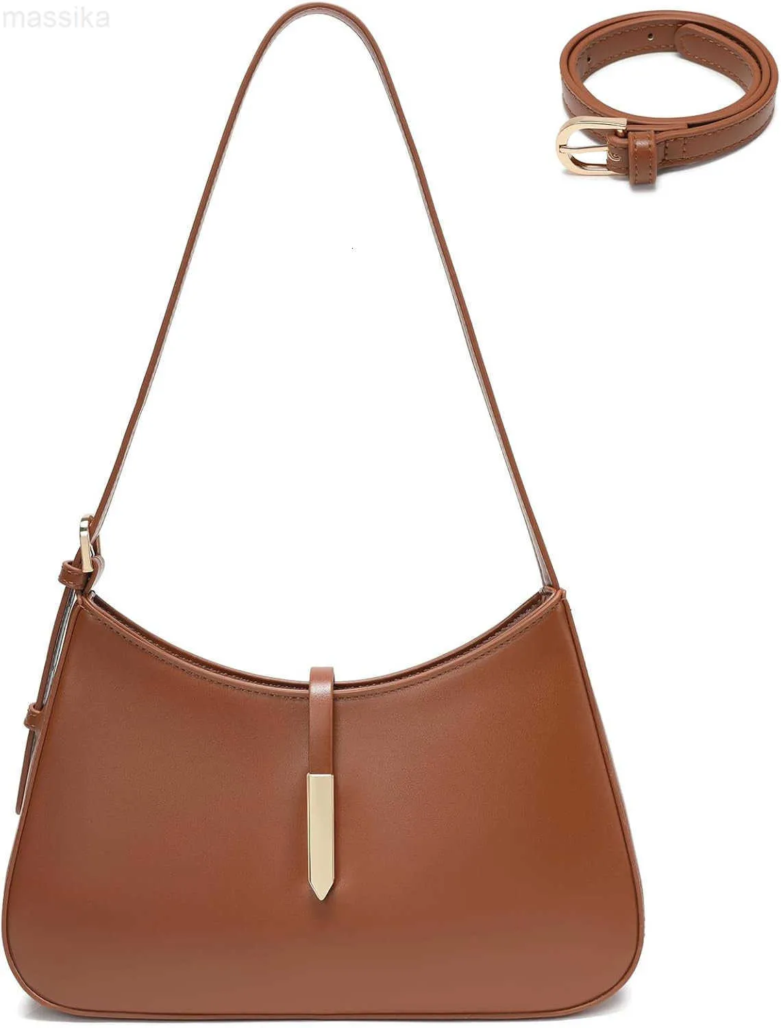 Fashion Shoulder Bag for Women, Vegan Leather Handbag, Adjustable Hobo ...