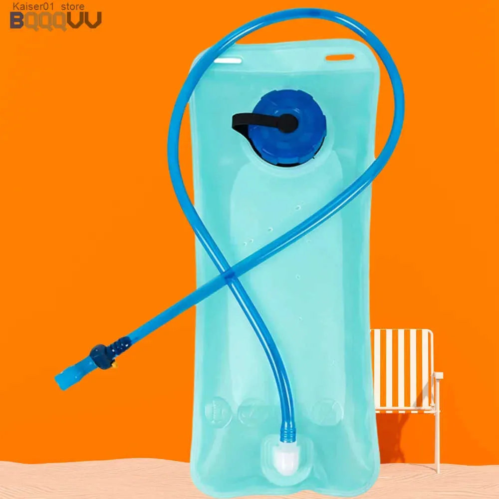 Water Reservoir Hydration Pack Bladder 1L 2L Storage Bag for Running Vest Backpack Camping ...