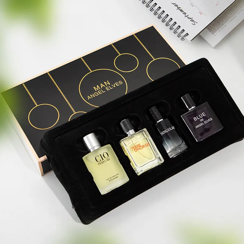 Popular Azure Earth Perfume: Meilan Men's Four-Piece Gift Box - Long ...