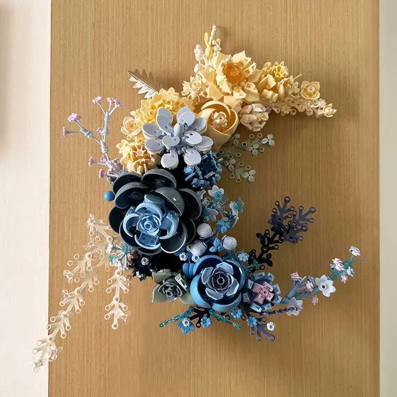 Creative Expert Eternal Moon Flowers Building Blocks Home Decoration ...