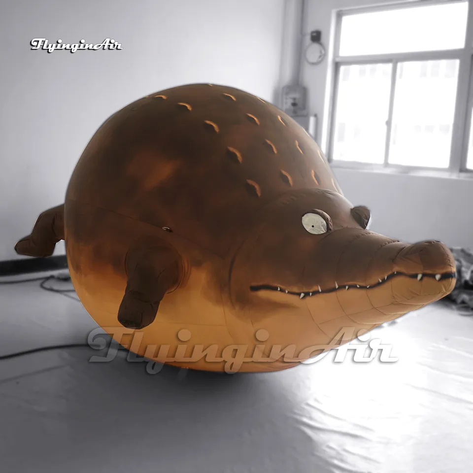 Wholesale 3m High Inflatable Fat Alligator Cartoon Round Disease Animal ...