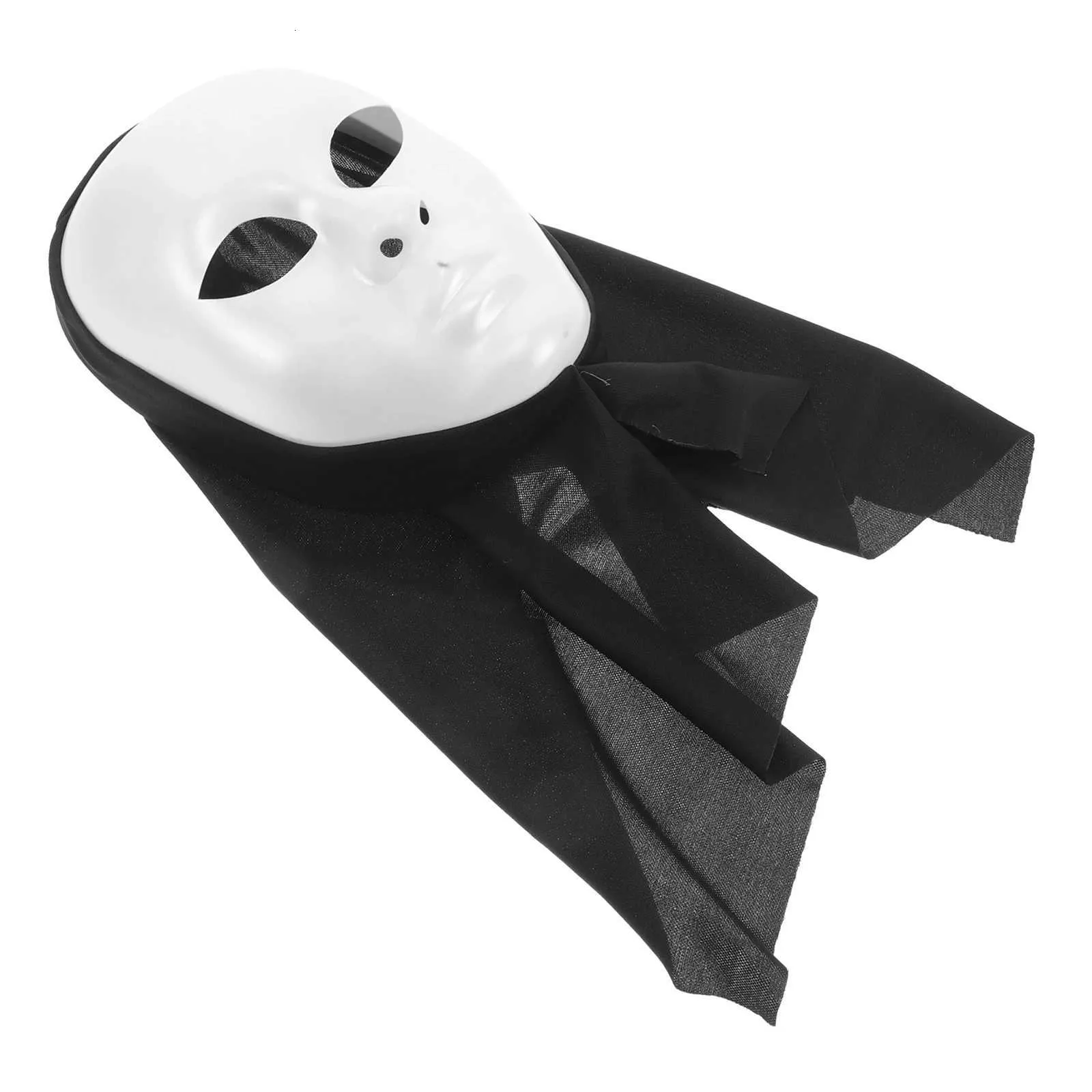 W250915 White Full Face Mask Comfortable Elastic... From Time_brocade ...