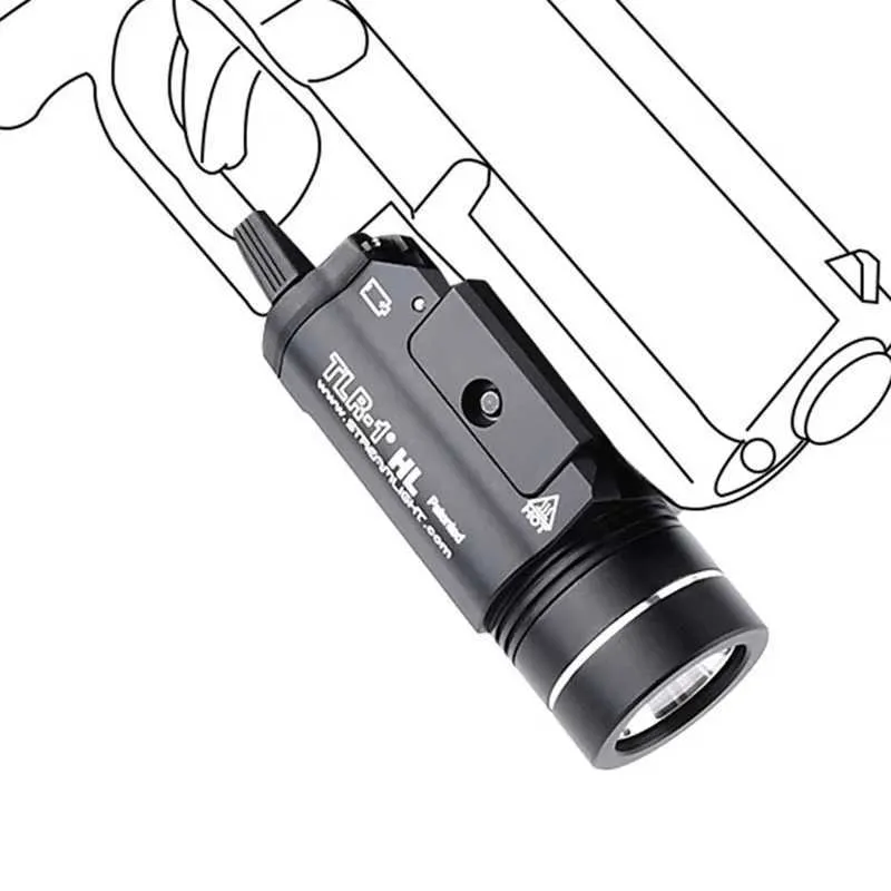 TR1 Tactical Flashlights 800 Lumen LED Tactical Light With Electronic ...