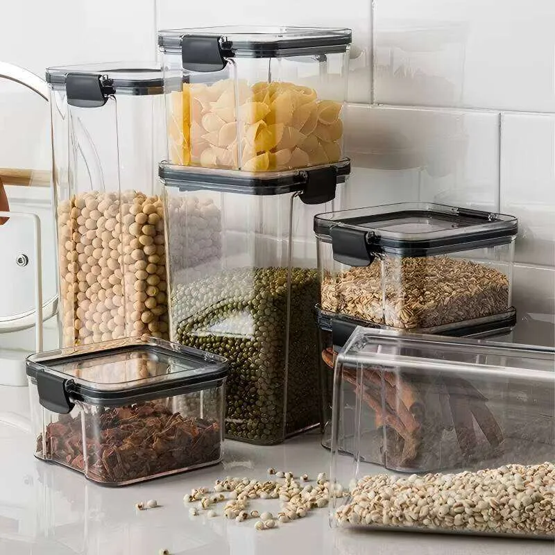 Wholesale Clear PET Plastic Portable Storage Box, Airtight, BPA-Free ...