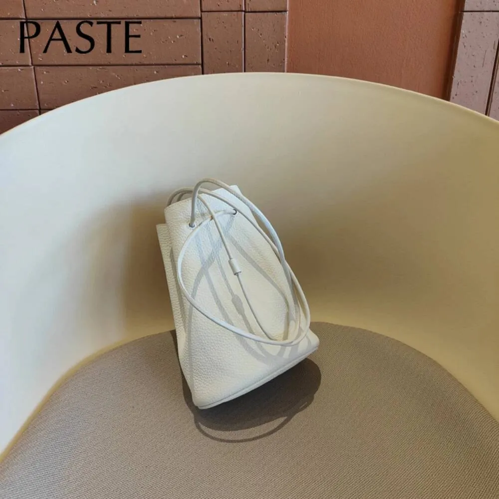Imported First Layer Cow Leather Mini Bucket Crossbody Bag For Women ...