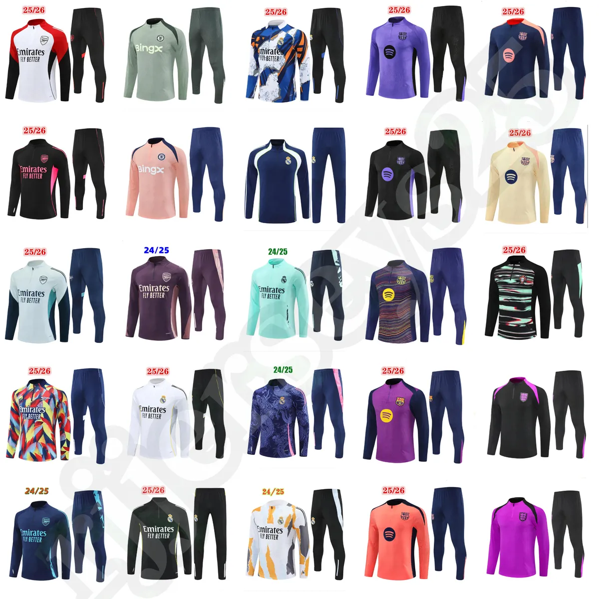 Soccer Football Club Tracksuit Kit For Men And Kids ... From ...