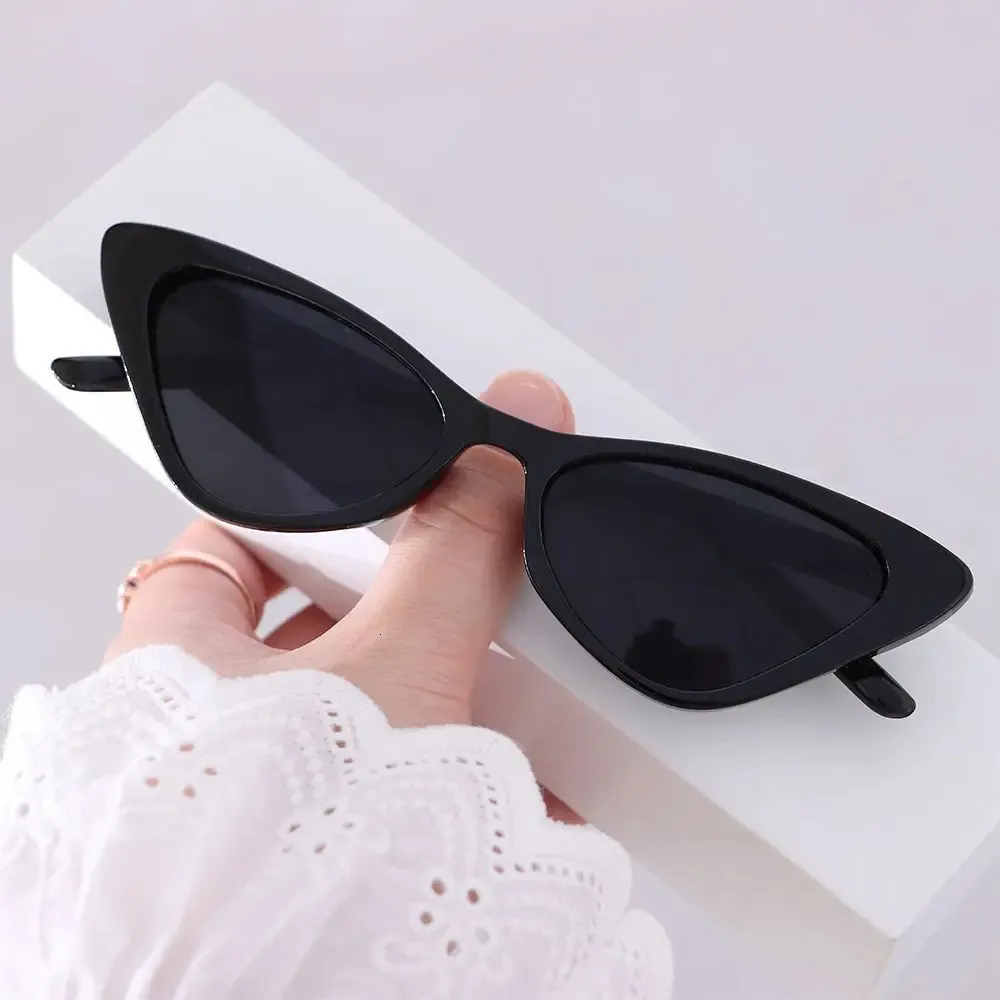 Small Cat Eye Sunglasses Women Fashion Gradient Shades Outdoor Triangle ...