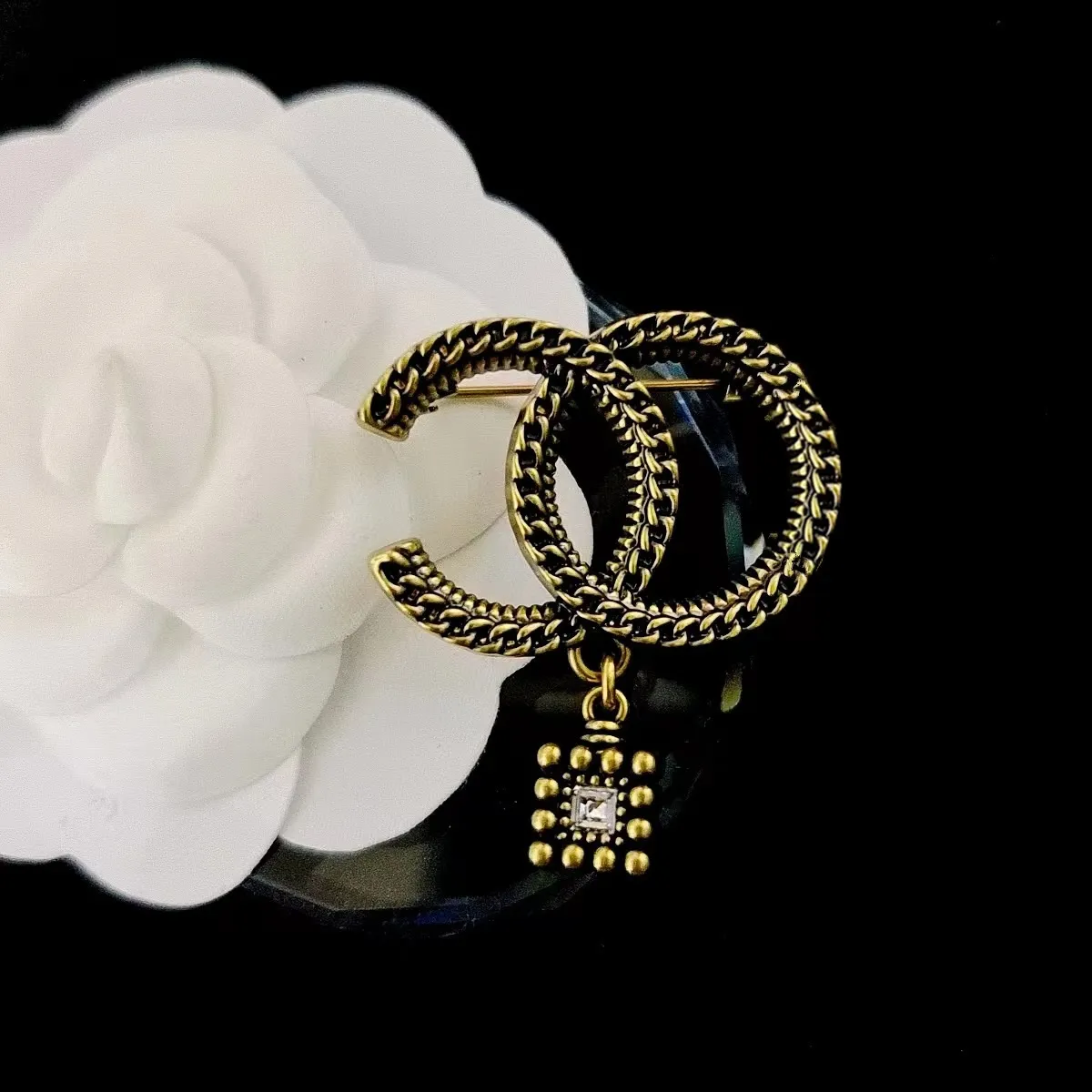 Luxury Designer Diamond Brooch Vintage With Vintage... From Green_rose ...