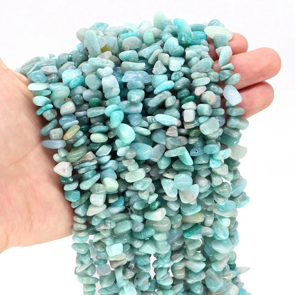 Natural Blue Iolite Chip Stone Beads, Irregular Gravel Crystal Beads ...