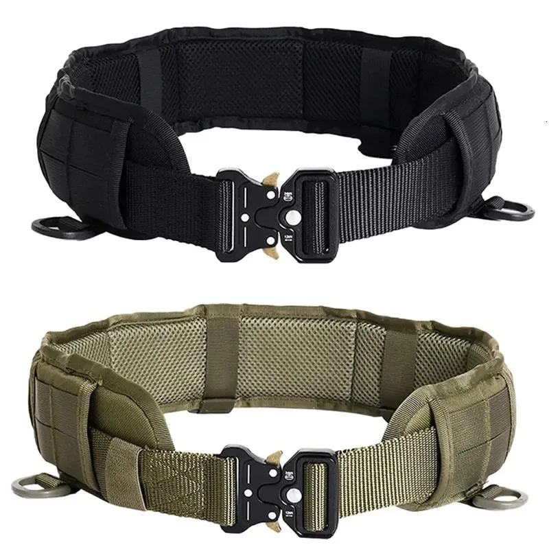 2025 Mens Outdoor Hunting Tactical Belt MultiFunction Buckle Nylon Belt ...