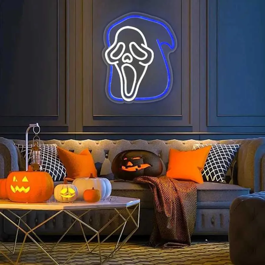 Halloween Series Neon Sign For Wall Decor, Light Up Sign For Bar, Party ...