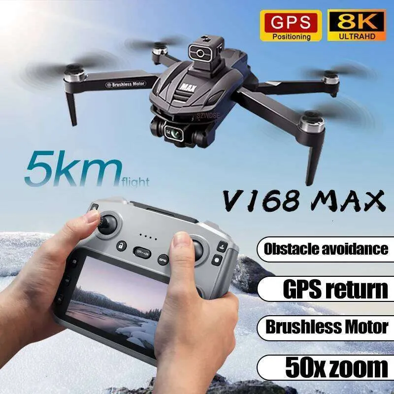 V168 MAX PRO Vivitar Skyview Drone With GPS, Automatic Return, 8K HD ...