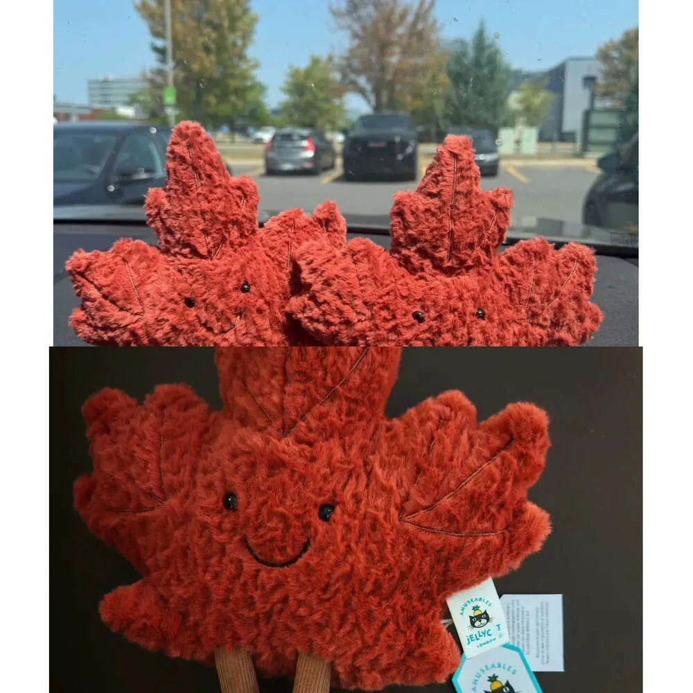 Luxury Canadian Limited Edition Maple Leaf Plush Elmo Puppet Jelly Cat ...