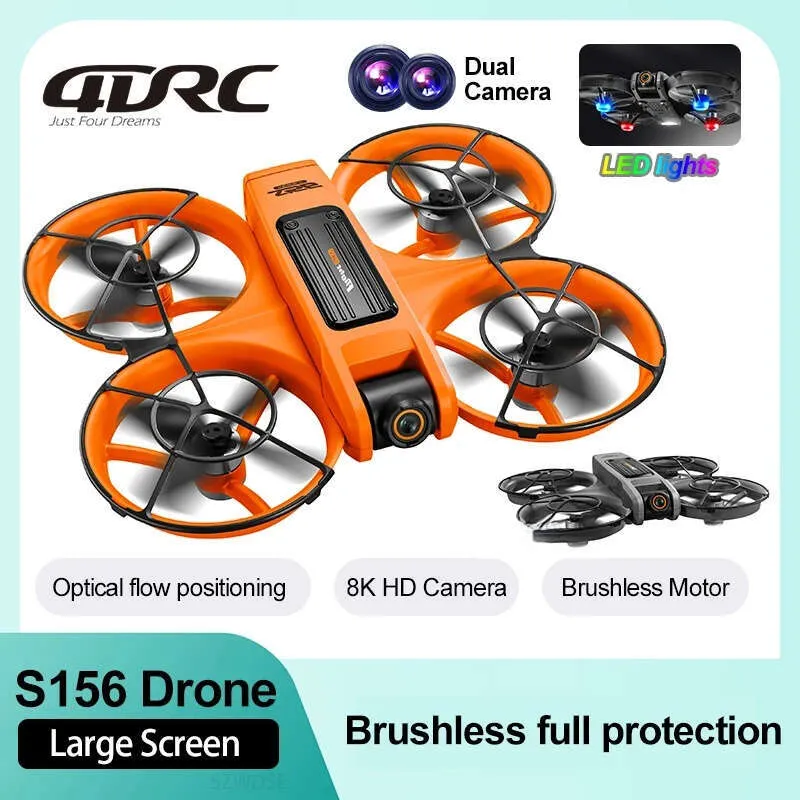 Mini Brushless RC Quadcopter Octocopter Drone With 90° Electric ...
