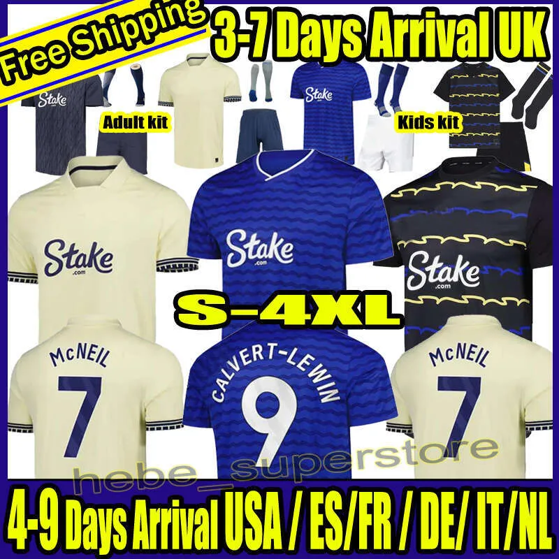 Toffees Soccer T Shirts S 4XL Sizes Featuring GREALISH, KEANE, NDIAYE ...
