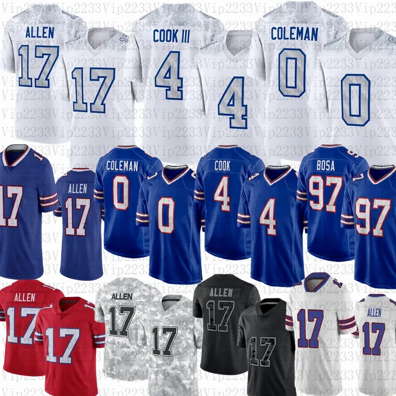 2025 Rivalries Josh Allen Keon Coleman Football Jersey Maxwell Hairston ...