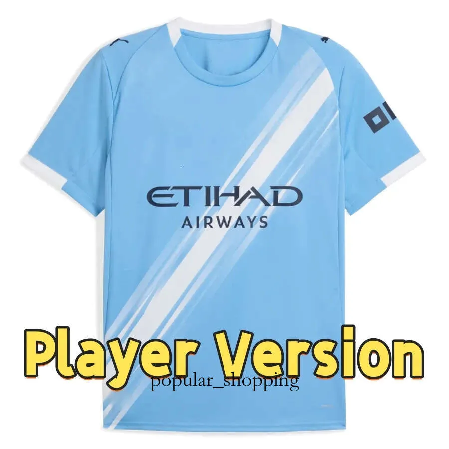 Rayan Cherki Man City Jersey 25 26 Soccer Shirt Erling Haaland Phil ...