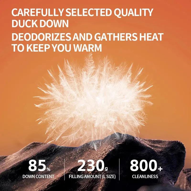 Golden Camel Long Over-the-Knee Down Jacket: Hooded, Thick, Warm ...