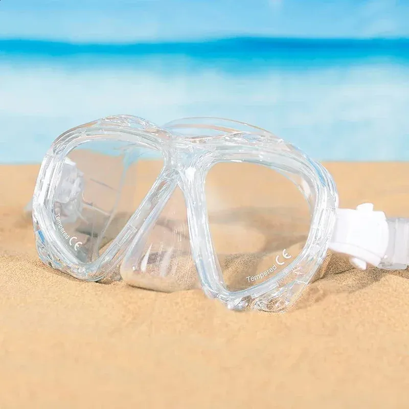 Adult Silicone Diving Goggles with Professional Snorkeling High ...
