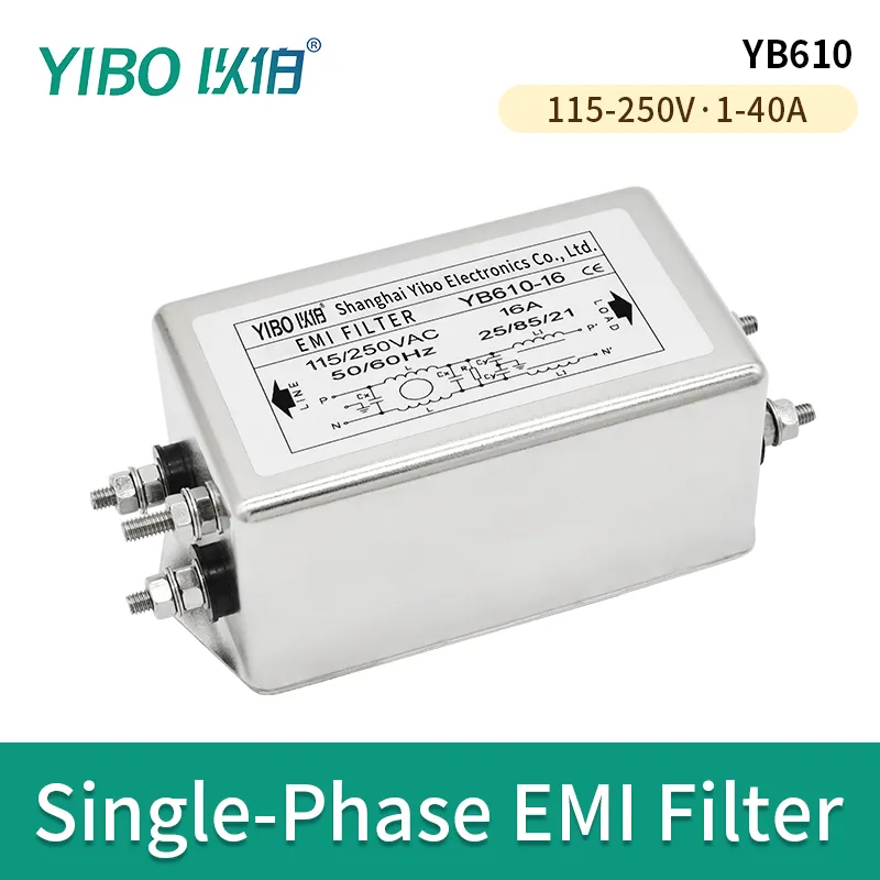 YB610 EMI Single Phase Power Filter 220V Two Stage... From Yiboemc, $13 ...