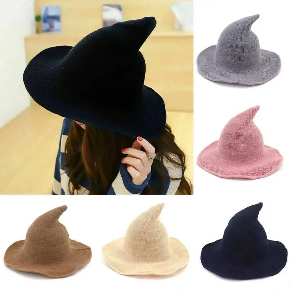 Foldable Wool Witch Halloween Hats With Modern Witch Design For ...
