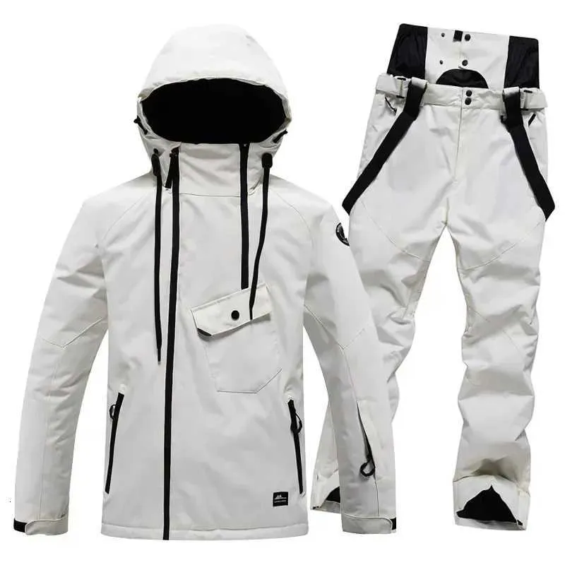 Winter Couple Ski Suit Set Snowboarding Set Outdoor Snowsuit ...