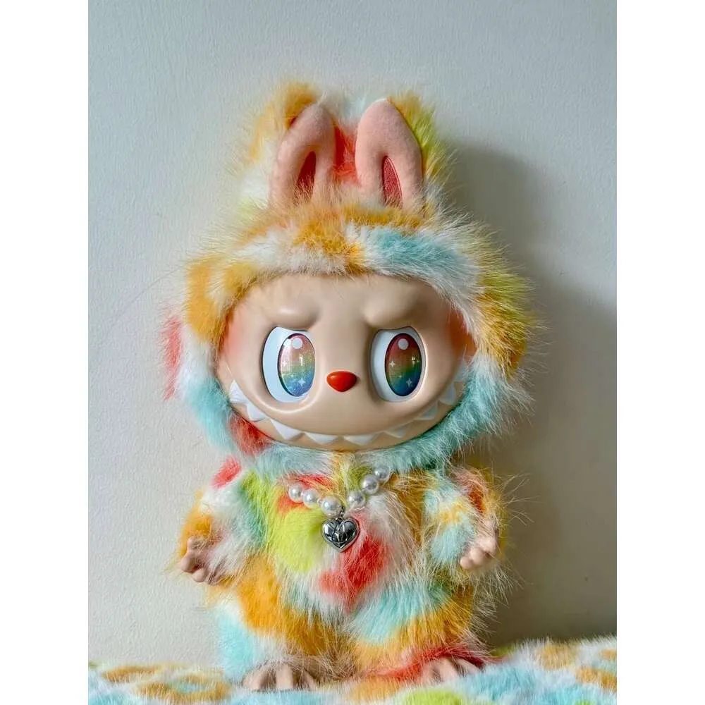 Labubu Zimomo V5 Monster Popmart Macaron Making A Plush Doll Colorful ...