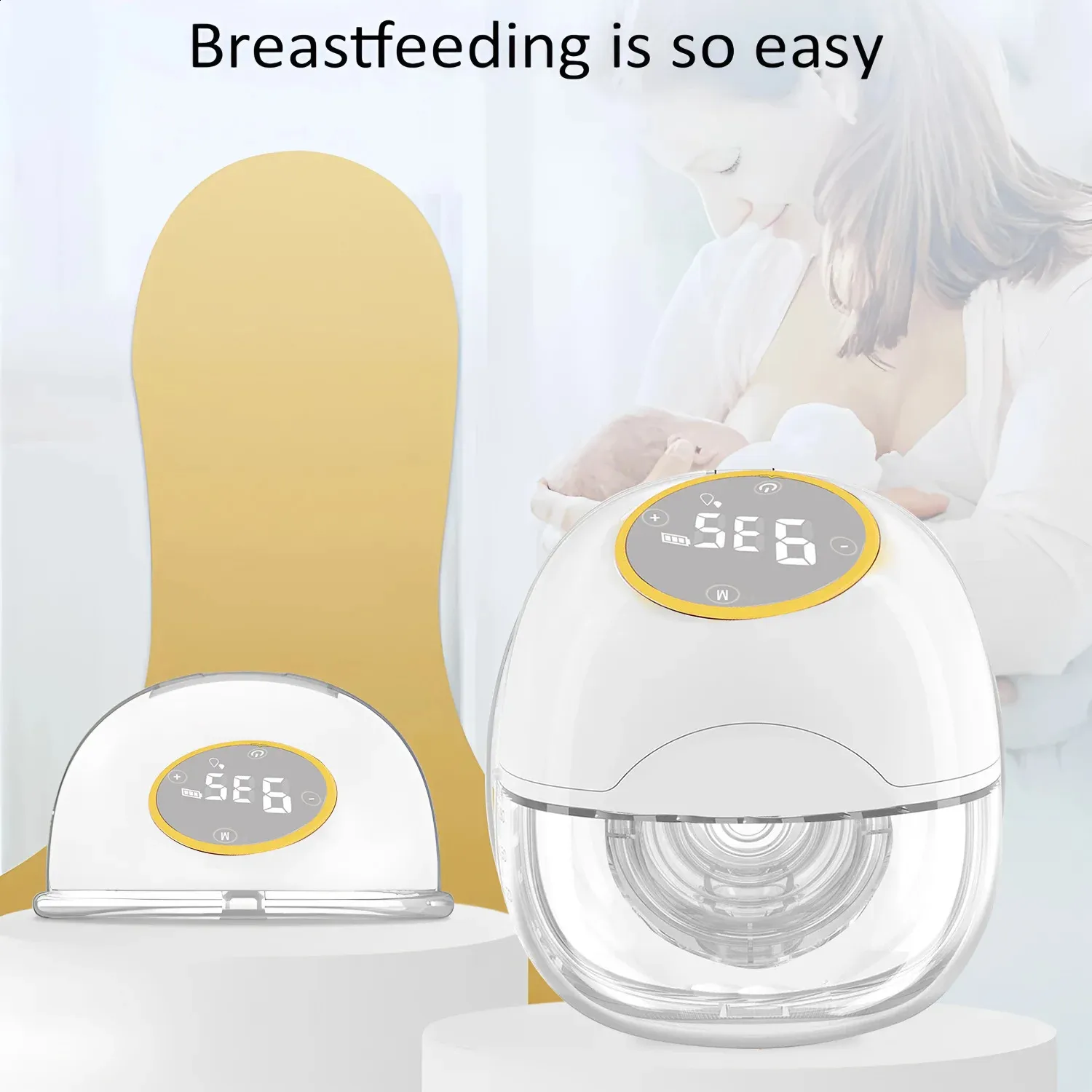 250916 Portable Wearable Electric Breast Pumps Hands Free Breastfeeding ...