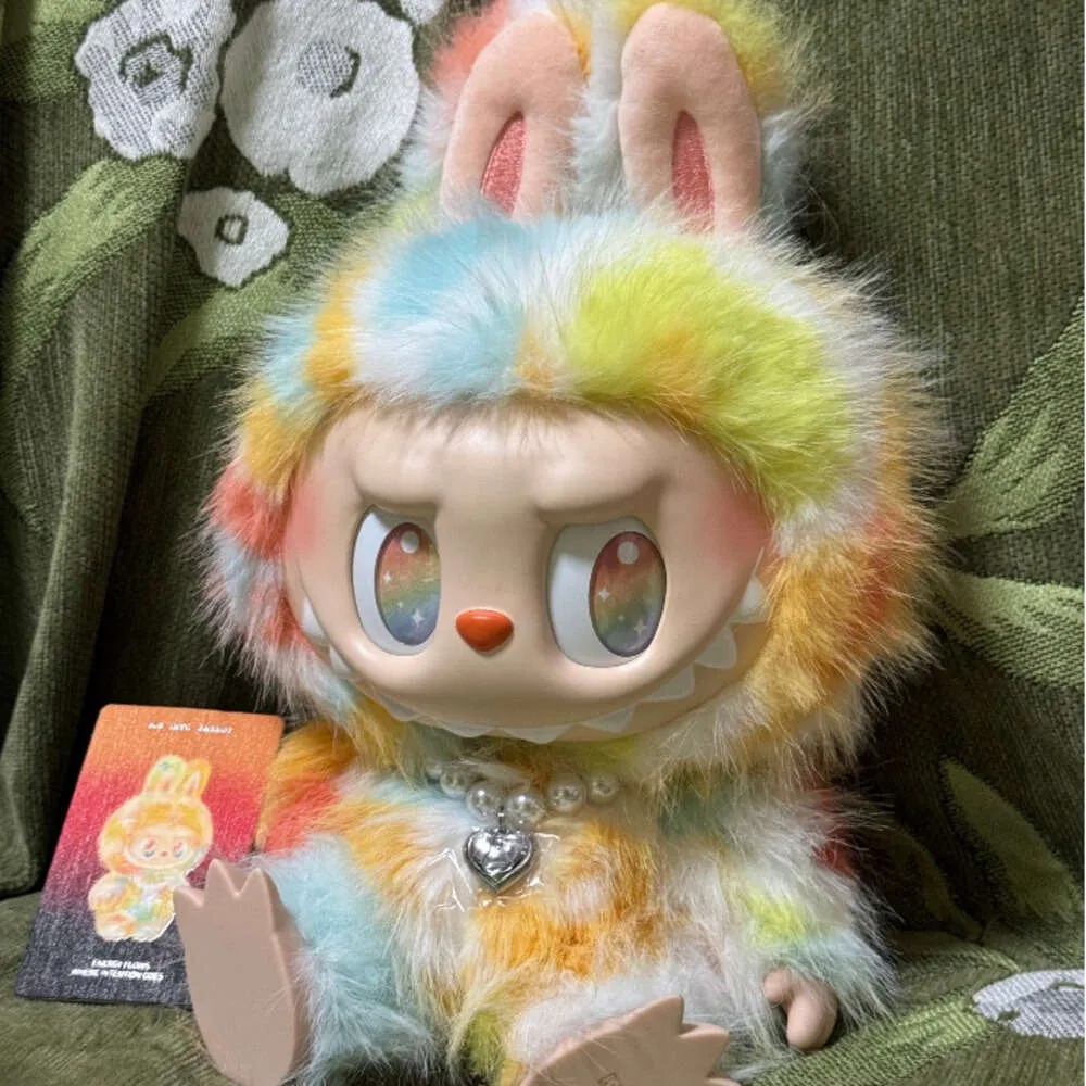 Labubu Zimomo V5 Monster Popmart Macaron Making A Plush Doll Colorful ...