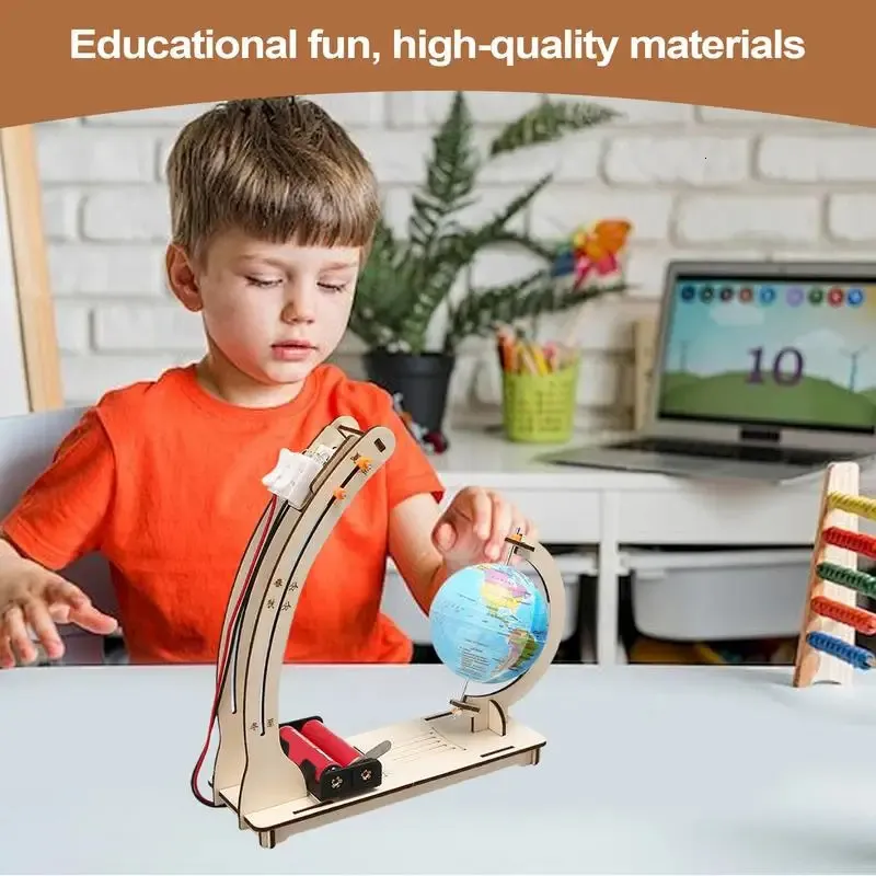 Wooden Model Making Set Hand Craft Construction Assembly Project Toys ...