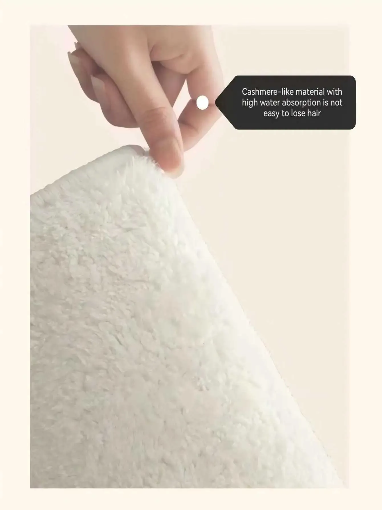 Cartoon Imitation Cashmere Bathroom Absorbent Floor Mat Carpet Door Mat ...