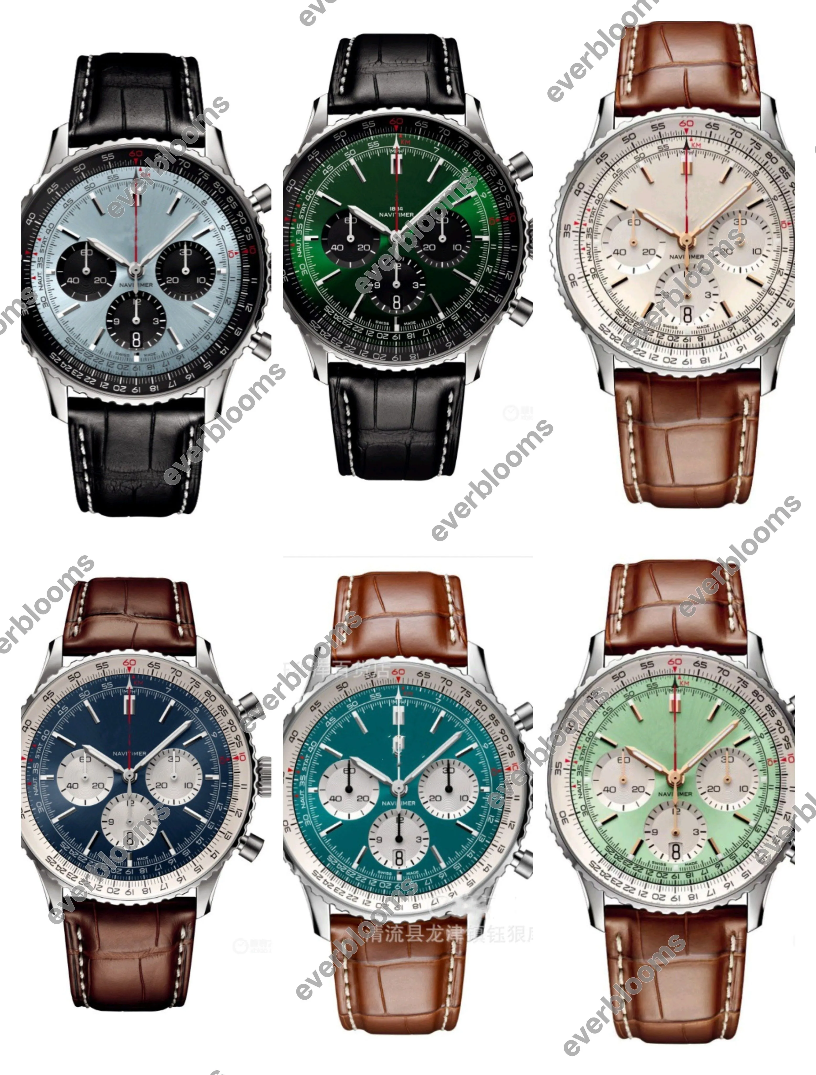 Designer 46mm Mens Sport Watch - Multi-Functional Chronograph, High ...