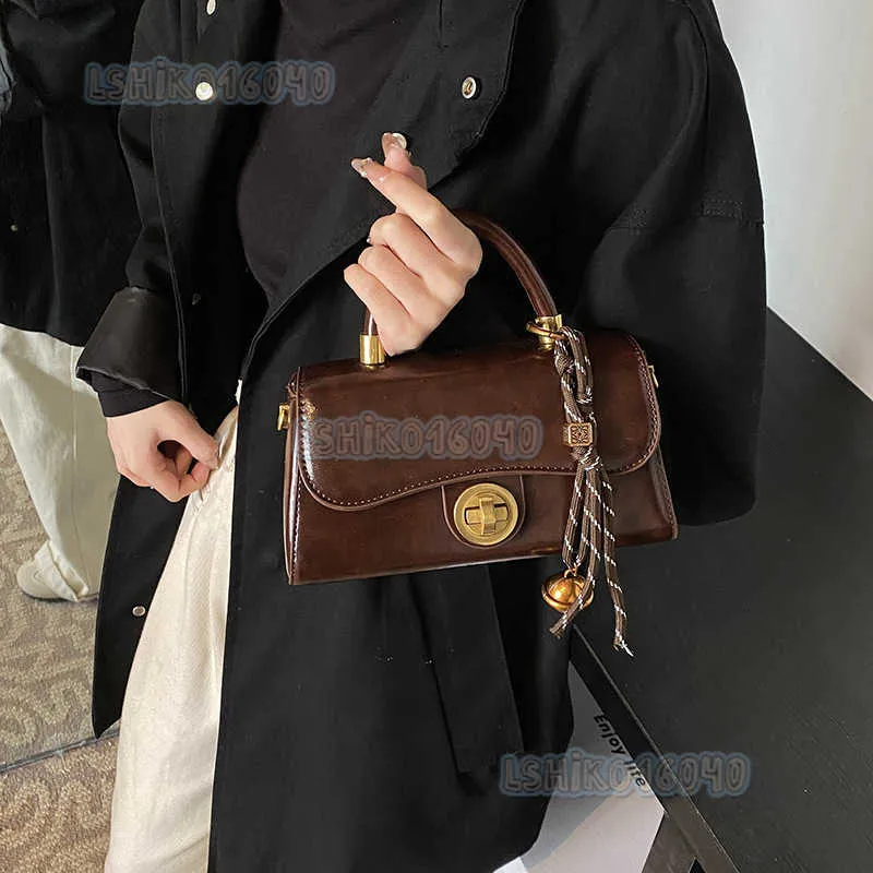 Designer Handbag: Simple Texture Casual Shoulder Bag, Solid Color ...