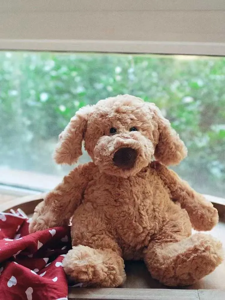 20cm Fluffy Dog Plush Stuffed Animal Toy, Soft Cozy Puppy Sleeping Doll ...