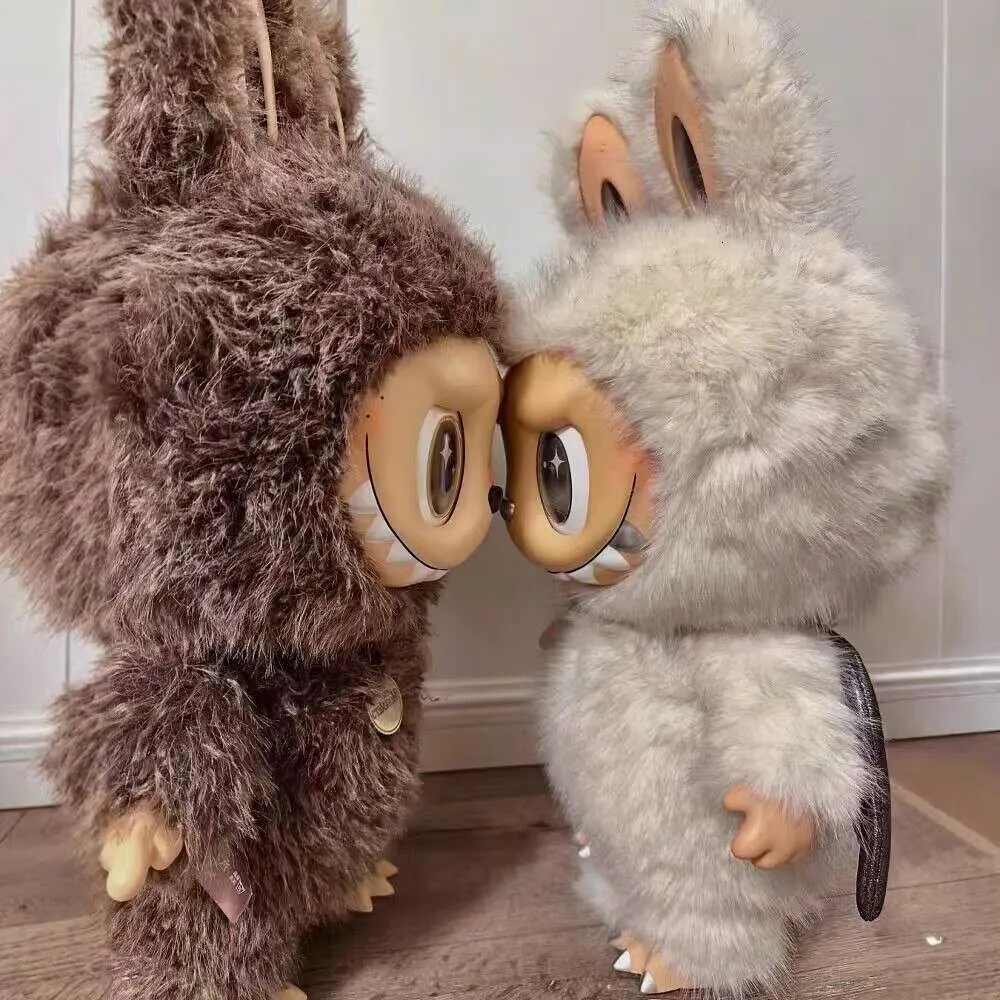 Labubu ZIMOMO Chief Angel Vinyl Monkey Plush Doll Trendy Halloween Gift ...