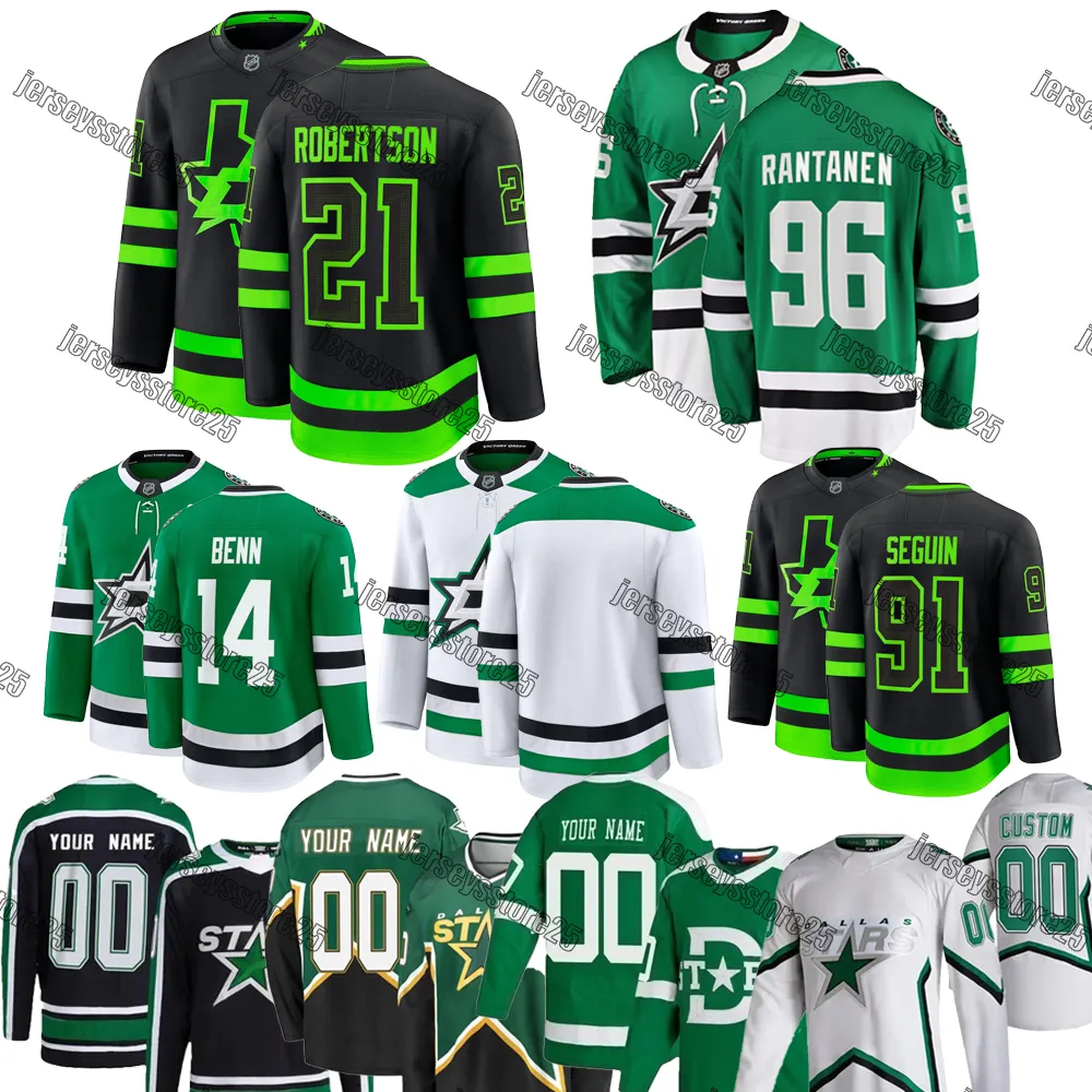 Dallas Stars #21 Jason Robertson, #96 Tyler Seguins, And #97 Mikko ...