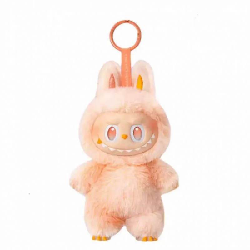 Plush Labubu Third Generation Keychain Cartoon Vinyl Doll Pendant Blind ...