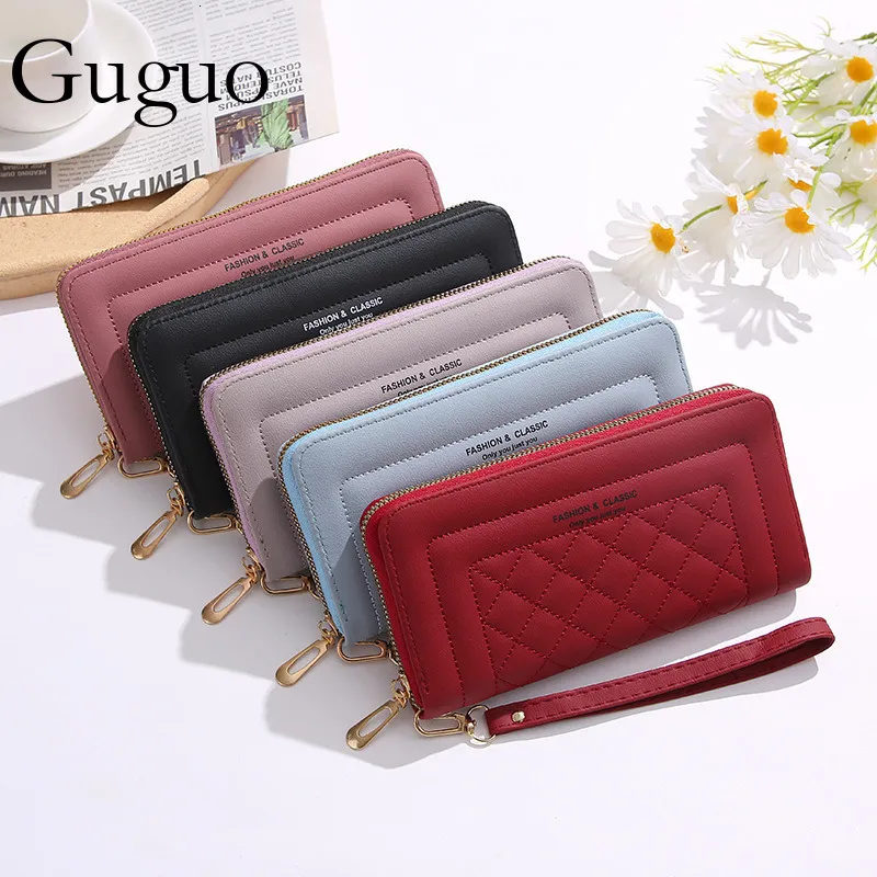 Guguo Designer Bag Women's Wallet Long 2025 High-Quality Simple Fashion ...