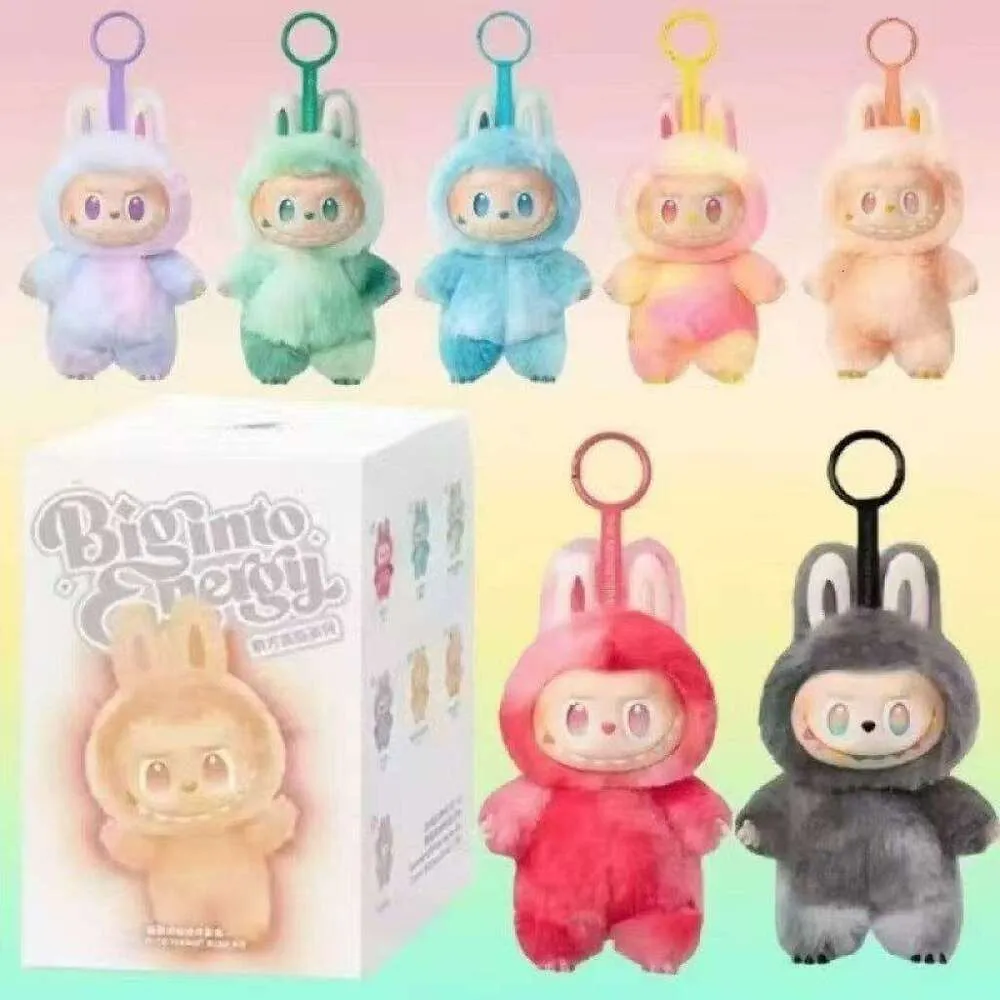 Plush Labubu Third Generation Keychain Cartoon Vinyl Doll Pendant Blind ...