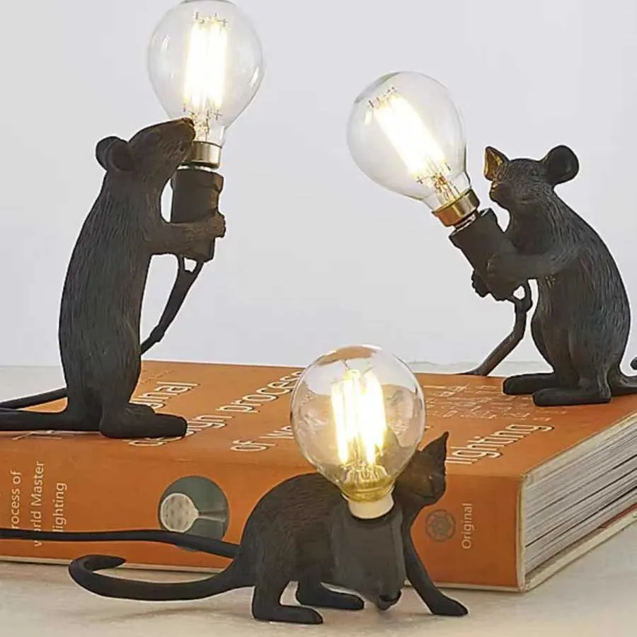 USB Resin LED Monkey Table Lamp Modern Animal Night... From ...