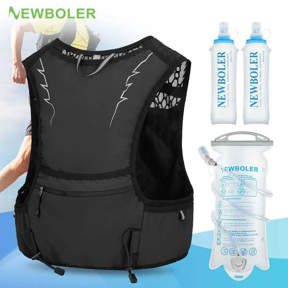 Newbor 5L Ultralight Running Pack Trail Hydration Pack Marathon Running ...