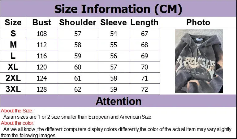 Fashion Embroidery Zip Up Hoodie Women's Autumn Long Sleeve Loose Hood ...