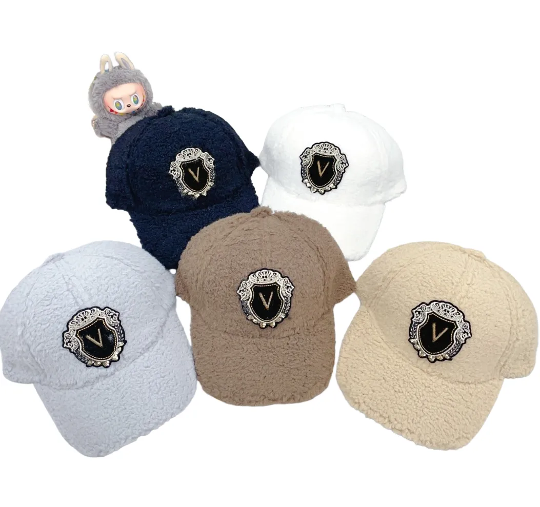 Luxury Designer Totem Shearling Baseball Cap For Men And Women Autumn ...