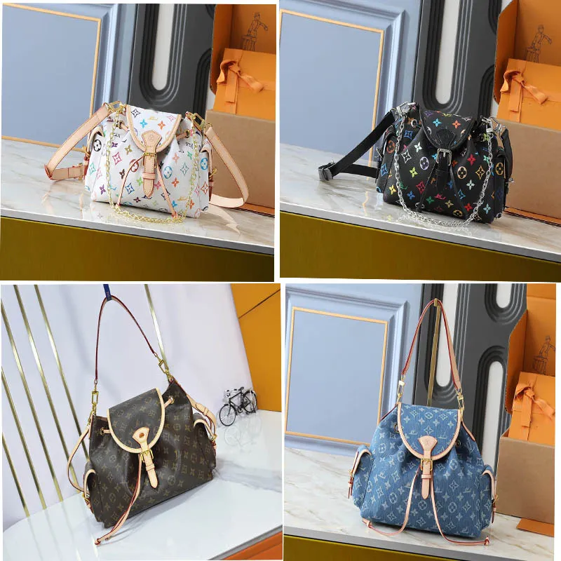 Luxury Designer Women's Denim Apc Demi Lune Bag ODYSSEE Pink Bucket ...