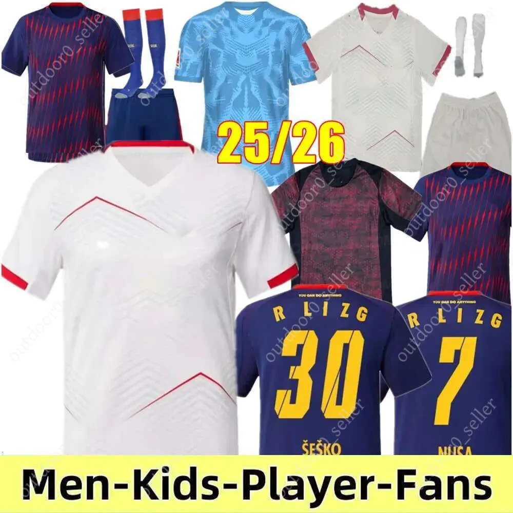 Leipzig 25/26 Soccer Kits Featuring XAVI SIMONS, SESKO, RB OLMO SECKO ...