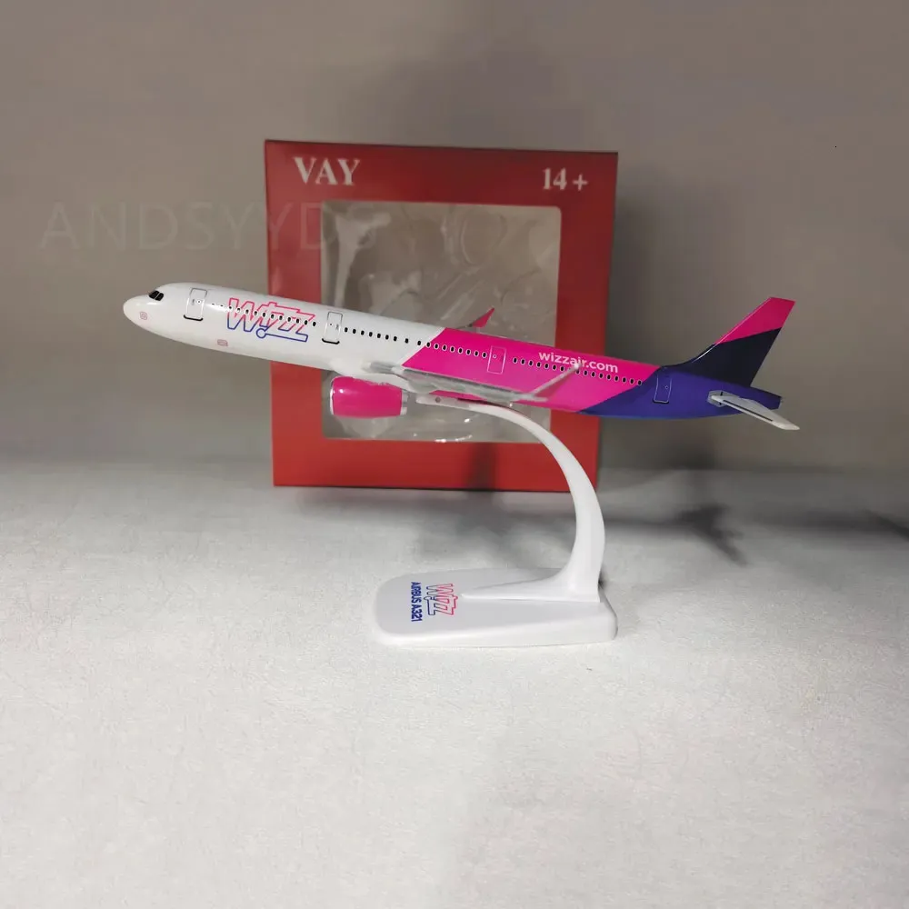 Pre Build 20cm Wizz Air Desktop Airplane Models Kit For Airbus A321 ...