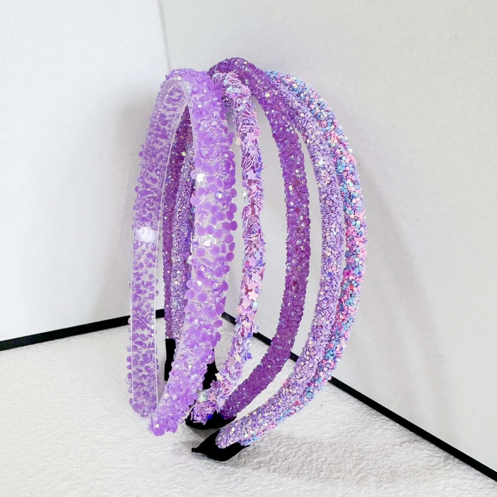 Glitter Plastic Hairbands For Girls, Cute Star Headbands, Lovely Hair ...