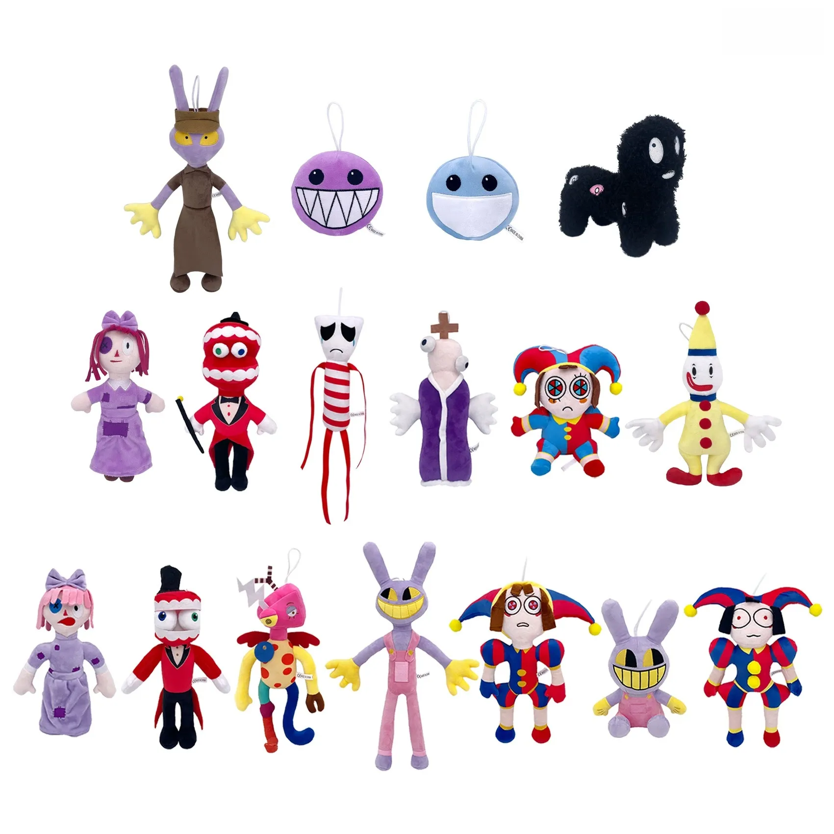 Cute Stuffed Animal Plush Huggy Wuggy Toys The Amazing Circus Pomni And